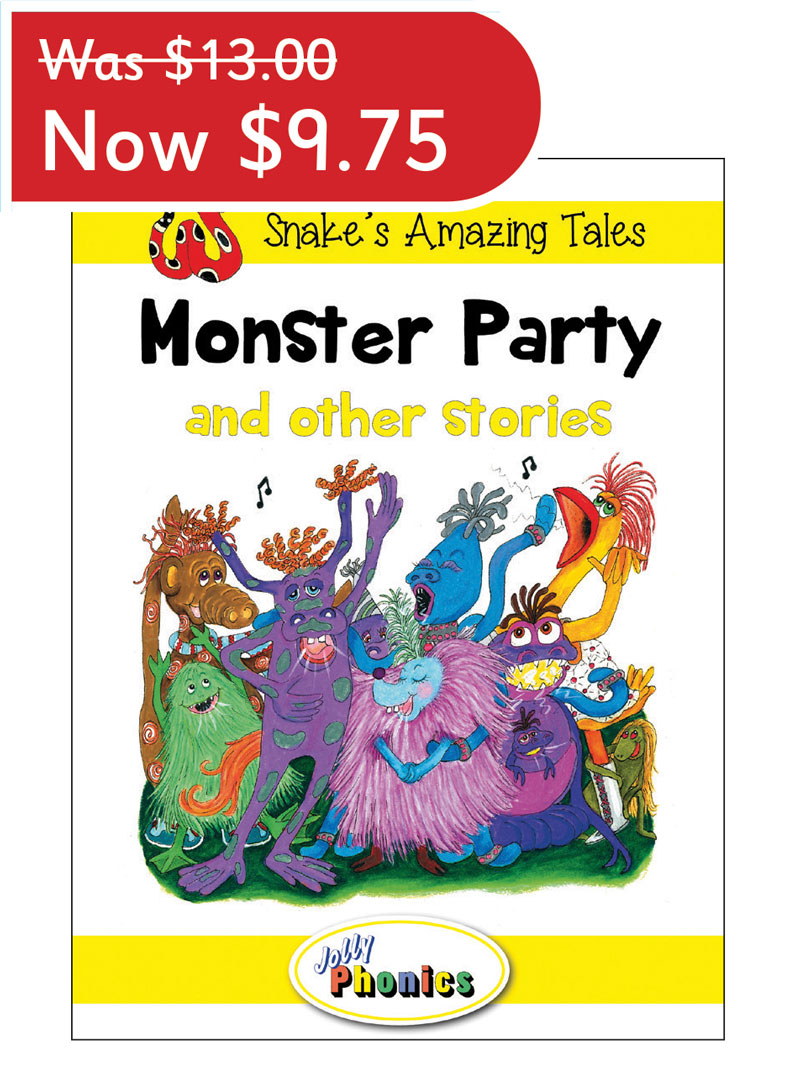 Jolly Phonics Paperback Readers, Level 1 Snake's Amazing Tales (in ...