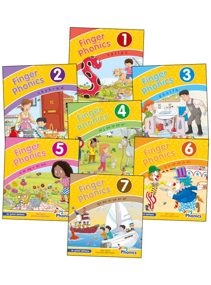 JL6666 Finger Phonics Books 1-7 (in print letters) Archives — Jolly ...