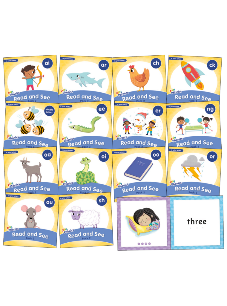 JL2477 Jolly Phonics Read and See, Pack 2 (in print letters) Archives ...