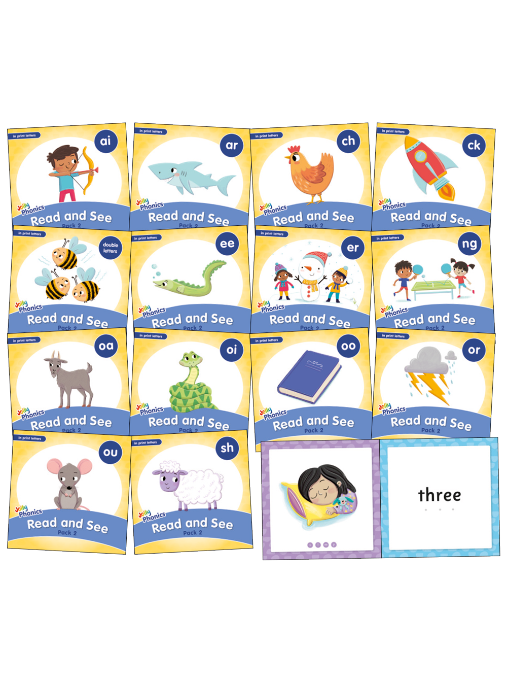 JL2477 Jolly Phonics Read and See, Pack 2 (in print letters) Archives ...